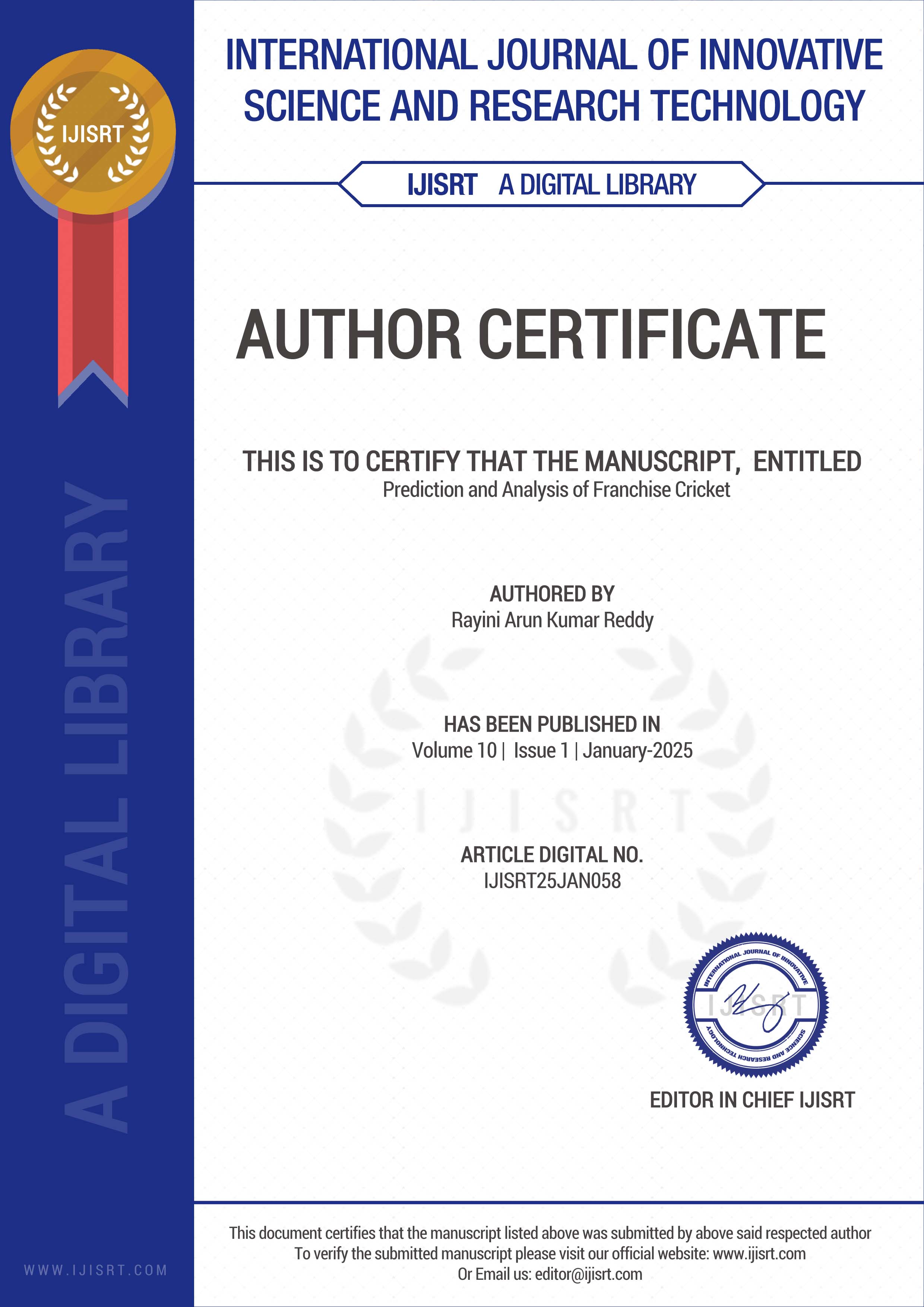 Arun Kumar Reddy Rayini - MS CS Grad @University of Florida | Open to ...